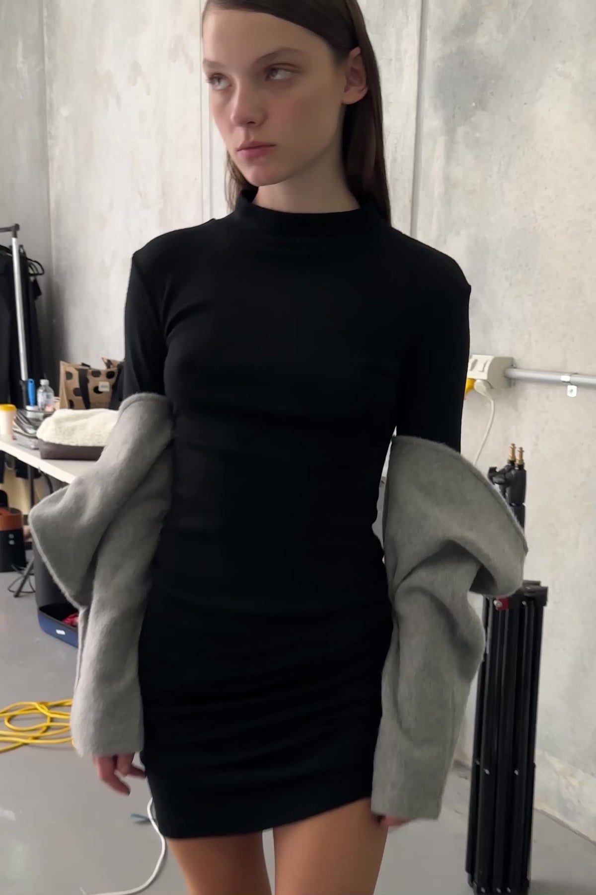 ARM WARMER MINI DRESS